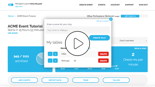 Qflow for events - Event Management